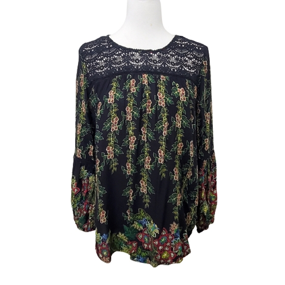 Suzanne Betro | Tops | Susan Betro Floral Peasant Top | Poshmark